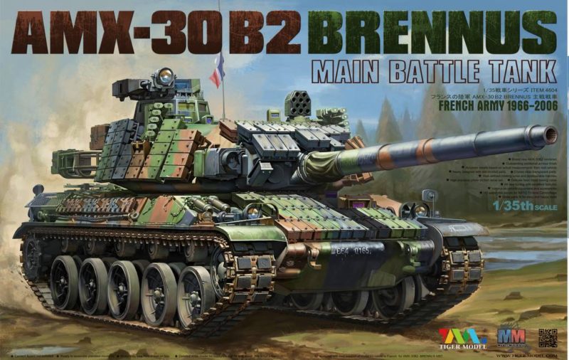 AMX-30B2 Brennus French Main Battle Tank - Sukērumoderā