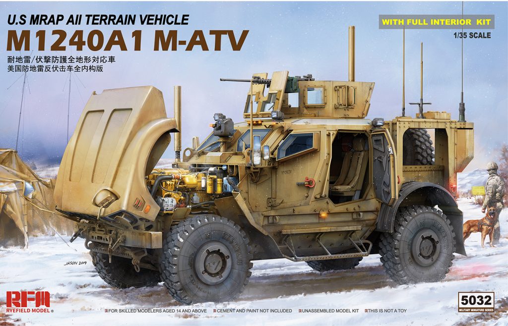 M1240A1 M-ATV MRAP All Terrain Vehicle - Sukērumoderā