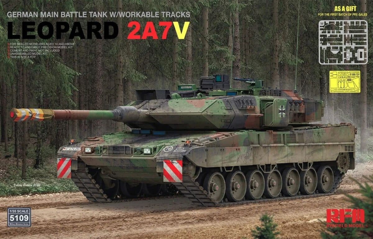Leopard 2A7V German Main Battle Tank - Sukērumoderā