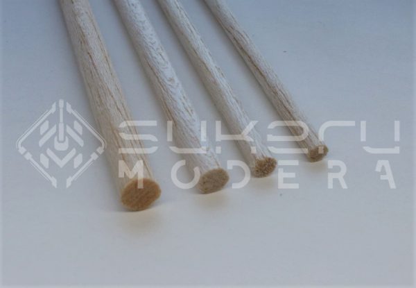 Round Balsa Rods - Scratch Building Material - Sukērumoderā